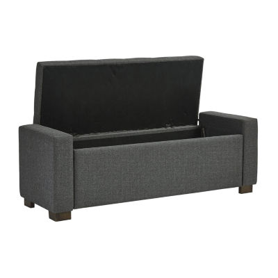 Signature Design by Ashley® Cortwell Collection Tufted Storage Bench ...