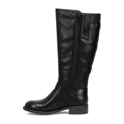 Frye and Co. Womens Cyra Stacked Heel Motorcycle Boots, Color: Black ...