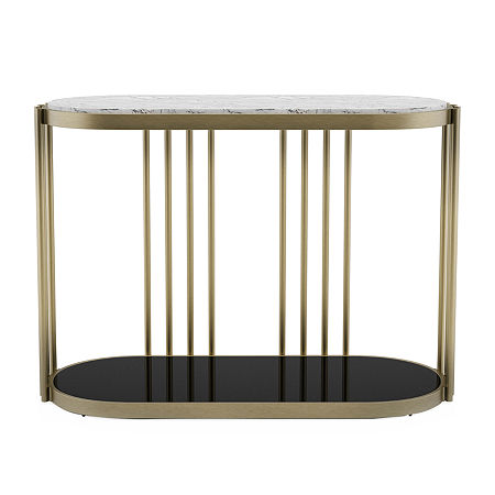 Click here for Aurora Storage Metal Console Table  One Size  Yell... prices