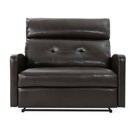 Click here for Halima Upholstery Track-Arm Loveseat  One Size  Br... prices