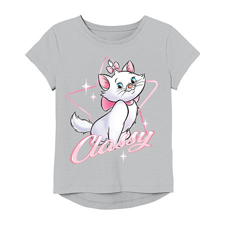 Click here for Aristocats Little & Big Kid Girls Round Neck Short... prices