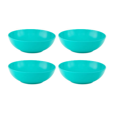 Click here for Turquoise Sun 4-pc. Melamine Pasta Bowl  One Size... prices