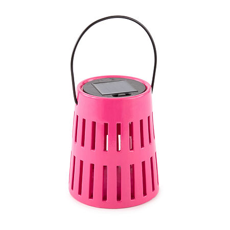 Click here for Turquoise Sun Pink Ceramic Solar Lantern  One Size... prices