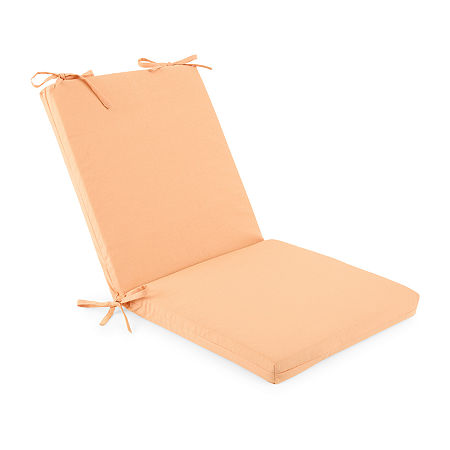 Click here for Turquoise Sun Solid Peach Patio Chair Cushion  One... prices