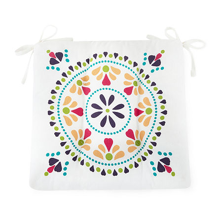 Click here for Turquoise Sun Print Medallion Patio Seat Cushion... prices