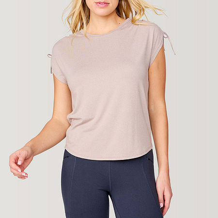 Click here for Free Country Womens Crew Neck Short Sleeve Stretch... prices