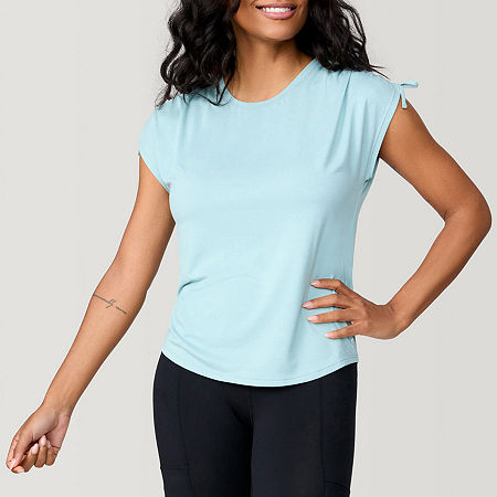 Click here for Free Country Womens Crew Neck Short Sleeve Stretch... prices