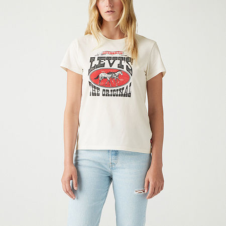 Click here for Levis Perfect Tee Womens Round Neck Short Sleeve T... prices