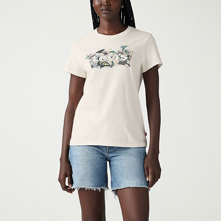 Click here for LevisPerfect Tee Womens Round Neck Short Sleeve T-... prices