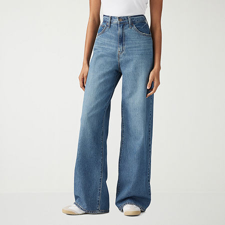 Click here for Levis Womens Cinch-Waist Lightweight Baggy Jeans -... prices