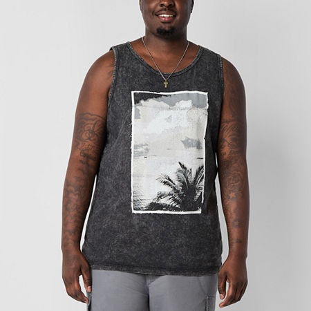 Click here for Arizona Mens Round Neck Sleeveless Big and Tall Ta... prices