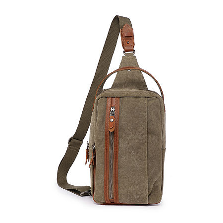 Click here for Tsd Brand Madrone Convertible Canvas Sling Bag - O... prices
