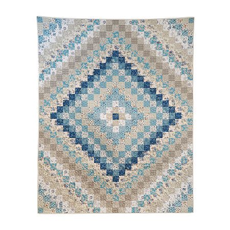 Click here for Donna Sharp Blue Diamond Washable Throw  One Size... prices