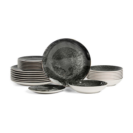Click here for Christian Siriano New York Onyx 24-pc. Porcelain D... prices