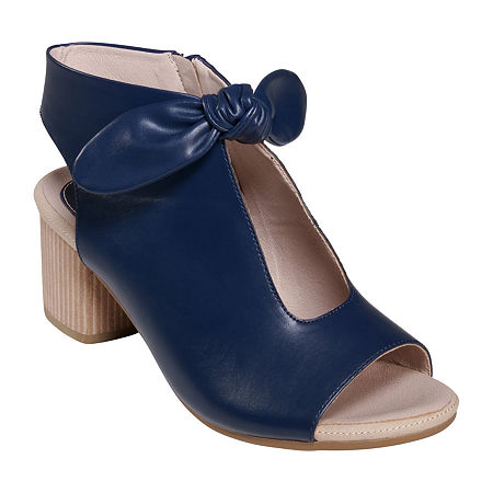Click here for Gc Shoes Womens Kimora Knot Detail Block Heel Dres... prices