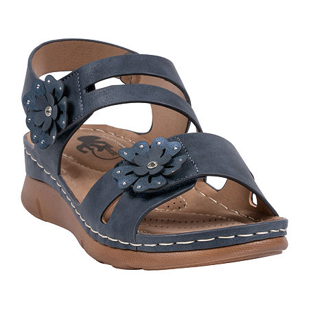 Click here for Gc Shoes Womens Flower Detail Round Toe Sandals -... prices