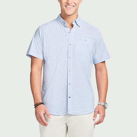 Click here for IZOD Dockside Chambray Mens Short Sleeve Classic F... prices