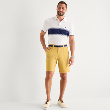 Click here for U.S. Polo Assn. Belted Flat Front Mens 9 Stretch F... prices