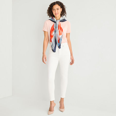 Click here for Mixit Scarves Floral Square Scarf  One Size  White prices