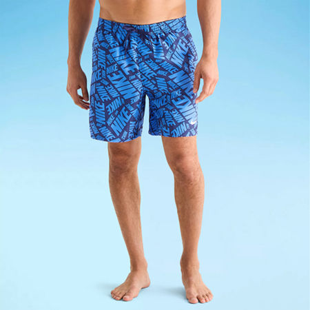 Click here for Nike Mens Drawstring Waist Logo Swim Trunks  Small... prices