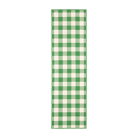 Click here for Covington Home Martinique Gingham Plaid 23X76 Indo... prices