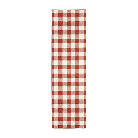 Click here for Covington Home Martinique Gingham Plaid 23X76 Indo... prices
