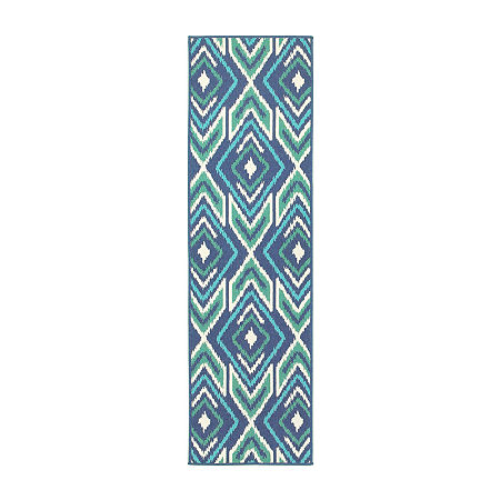 Click here for Covington Home Marquesas Diamond Ikat 23X76 Indoor... prices