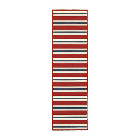 Click here for Covington Home Marquesas Striped 23X76 Indoor Outd... prices