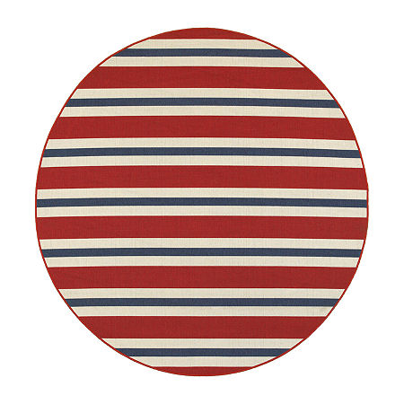Click here for Covington Home Marquesas Striped 710X710 Indoor Ou... prices