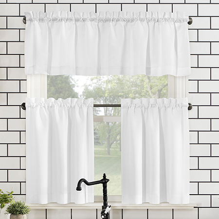Click here for No 918 Martine 3-pc. Rod Pocket Window Tier  One S... prices