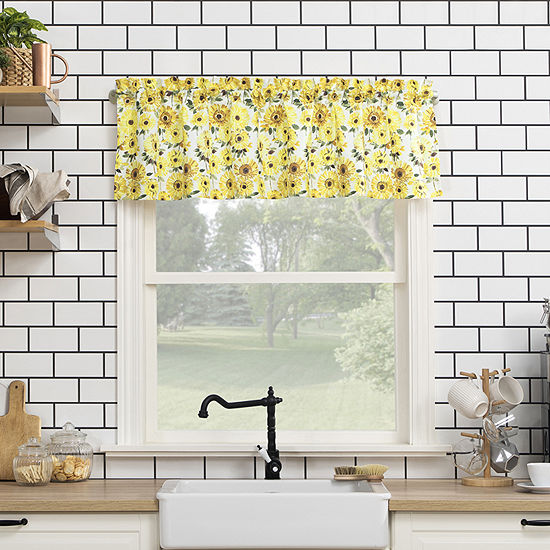 No 918 Sunny Rod Pocket Tailored Valances, Color: Yellow - JCPenney No 918 Sunny Rod Pocket Tailored Valances, Color: Yellow - JCPenney