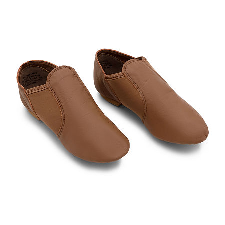 Capezio Girls E-Series Jazz Slip On - Brown