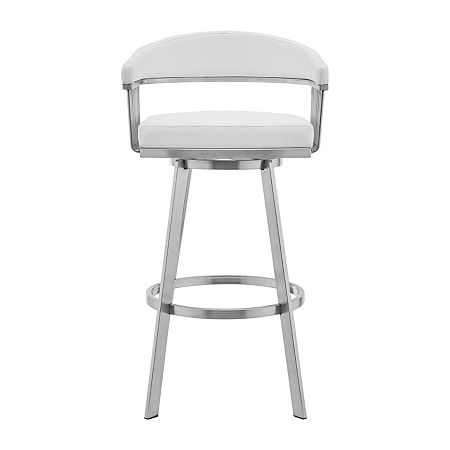 Click here for Chelsea Swivel Barstool  One Size  White prices