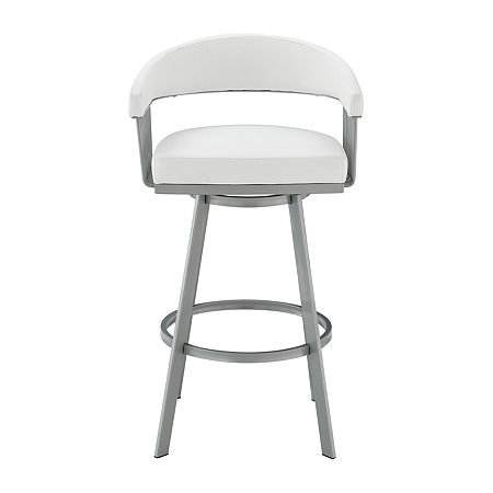 Click here for Chelsea 25 Swivel Barstool  One Size  White prices