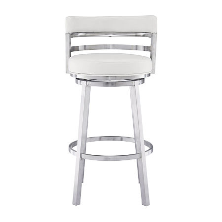 Click here for Madrid 26 Counter Height Swivel Gray Artificial le... prices