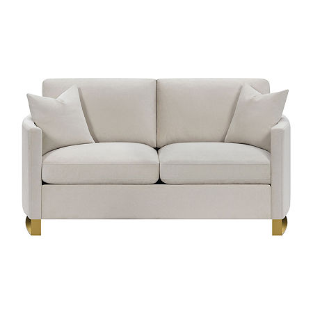 Click here for Corliss Track-Arm Loveseat  One Size  Beige prices