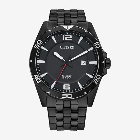 Click here for Citizen Quartz Mens Black Stainless Steel Bracelet... prices