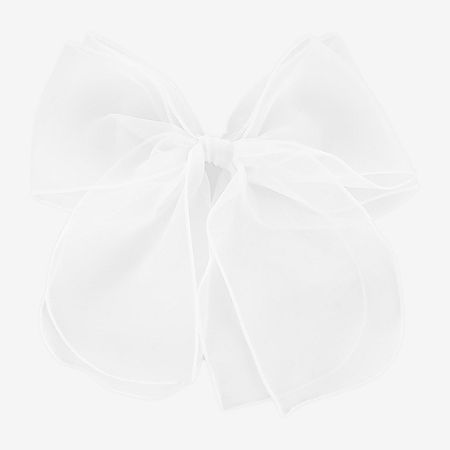 Click here for Bijoux Bar Hair Bow  One Size  White prices