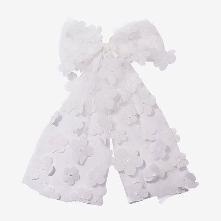 Click here for Bijoux Bar Hair Bow  One Size  White prices