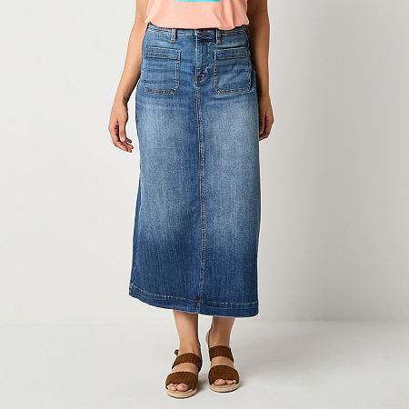 Click here for St. Johns Bay Womens Tall Mid Rise Maxi Skirt  6 T... prices
