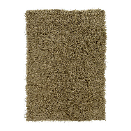 Click here for Linon Flokati Solid Woven Rectangular Area Rug  On... prices