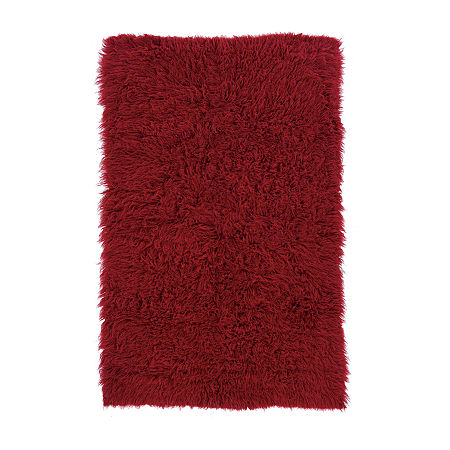 Click here for Linon Flokati Solid Woven Rectangular Accent Rug... prices