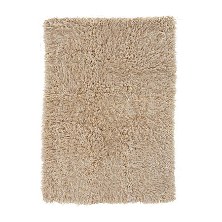 Click here for Linon Flokati Solid Woven Rectangular Area Rug  On... prices
