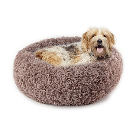 Click here for Precious Tails 24 Taupe Donut Pet Bed  One Size  B... prices