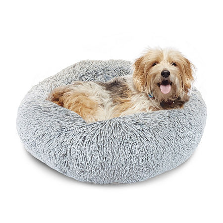 Click here for Precious Tails 24 Ice Gray Donut Pet Bed  One Size... prices