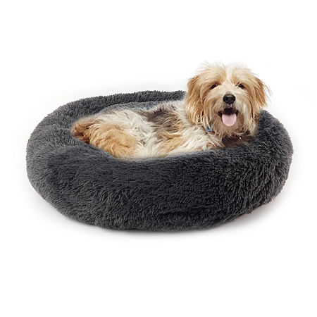 Click here for Precious Tails 24 Charcoal Donut Pet Bed  One Size... prices