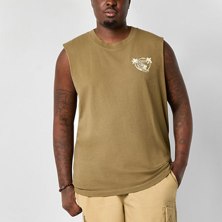 Click here for Arizona Mens Crew Neck Sleeveless Big and Tall Mus... prices