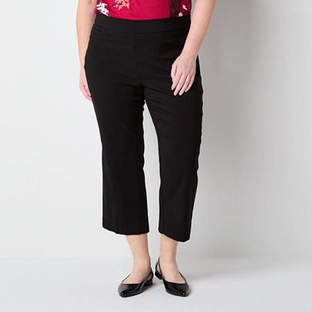 Click here for Liz Claiborne Lisa Womens Flare Mid Rise Plus Crop... prices