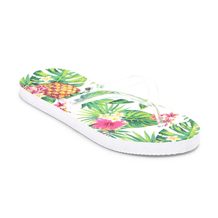 Click here for Mixit Womens Print Flip-Flops  11/12  White prices