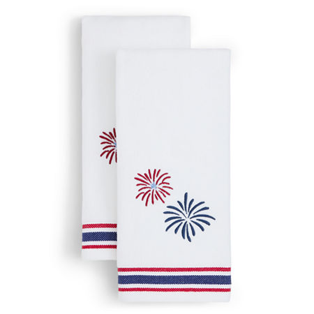 Click here for Avanti Fireworks 2 Pack Hand Towel  One Size  Whit... prices